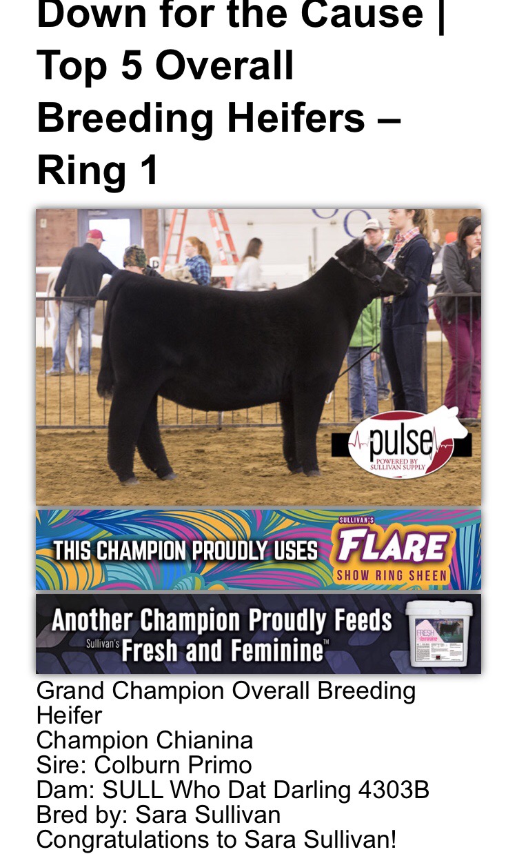 Colburn Primo – Weekend Success!! | Competitive Edge Genetics